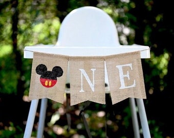 Mickey High Chair - Etsy