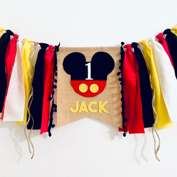 Mickey Mouse Banner - Etsy