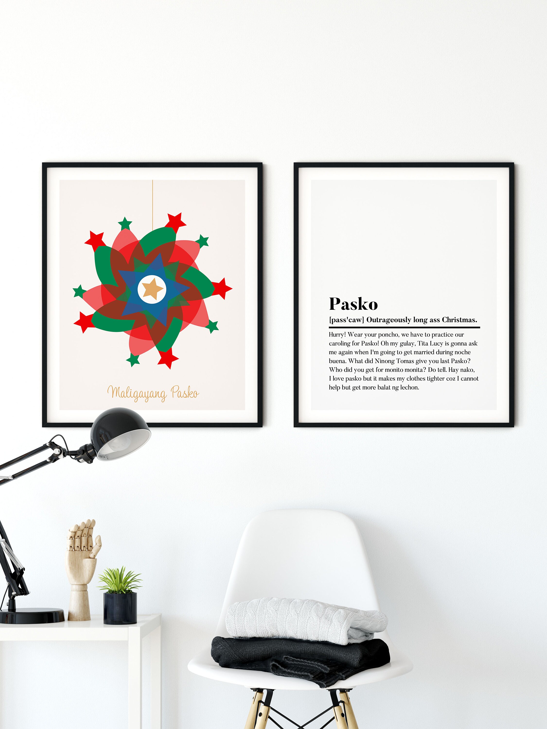 Parol Filipino Christmas Lantern Paskong Pinoy Christmas Lantern Wall ...