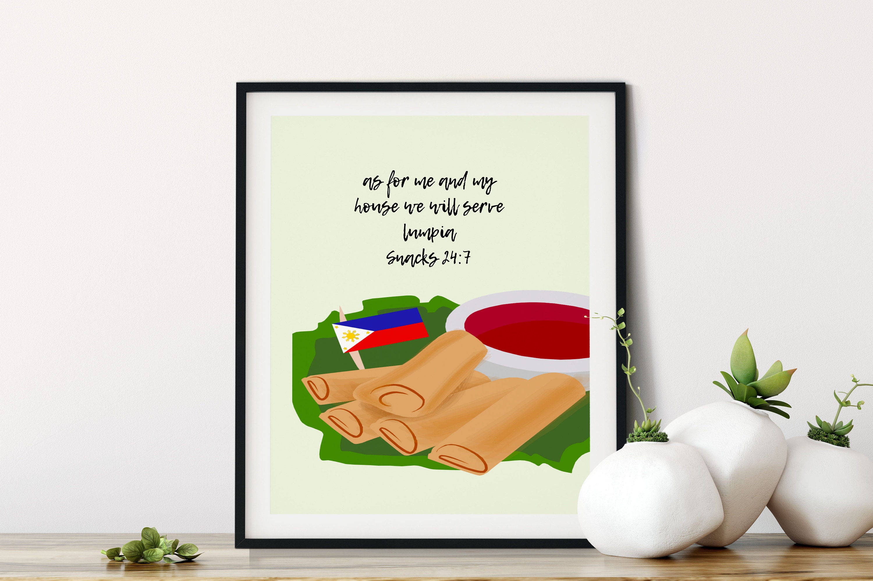 Lumpia Filipino Filipino Foodie Gastronomy Poster Gift - Etsy