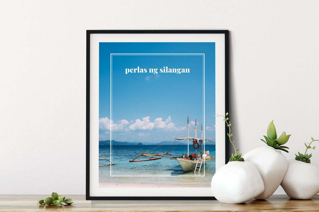 Perlas Ng Silangan Philippine Beach White Sand Beach Poster Pilipinas ...