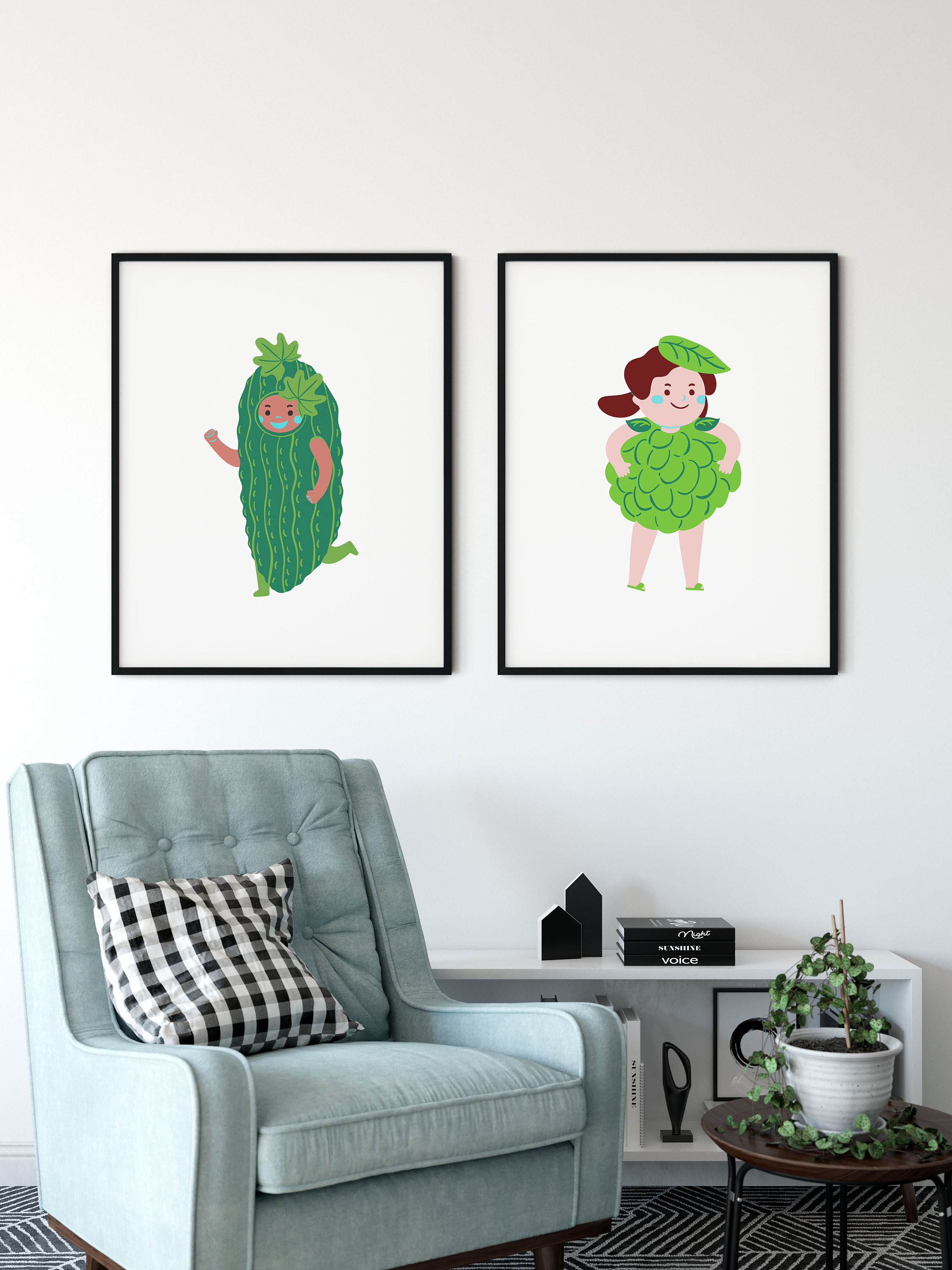 ATIS Baby Nursery Printable Poster Fruit Poster for Kids - Etsy