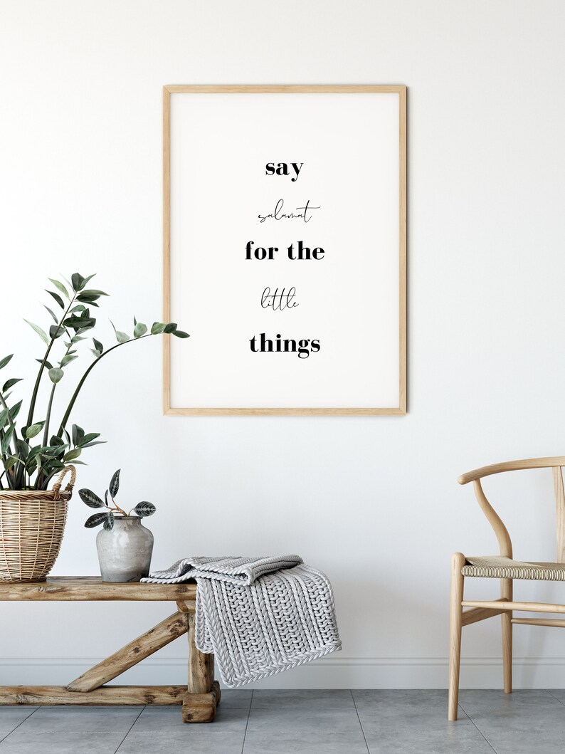 Thank You Poster Salamat Poster Filipino Expressions - Etsy