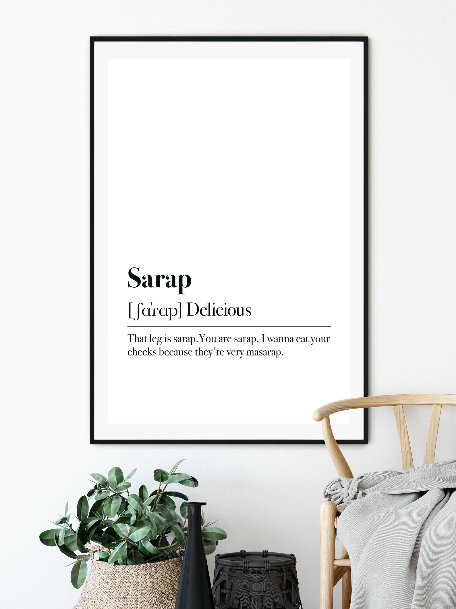 SARAP Poster filipino-dining Room Decor-filipino Art-cafe - Etsy