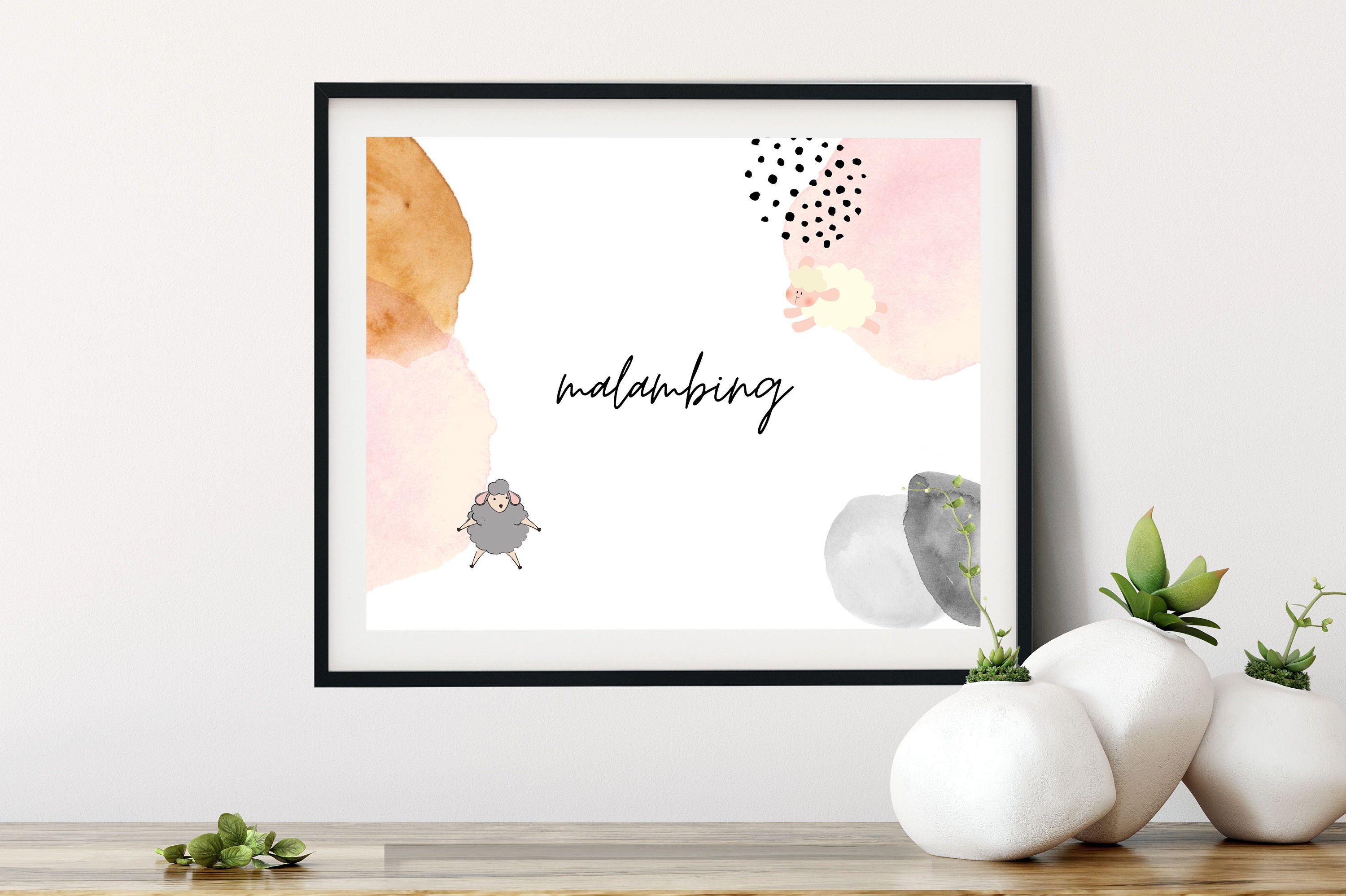 Malambing Filipino / Filipina Baby Nursery Lamb Mary Had - Etsy