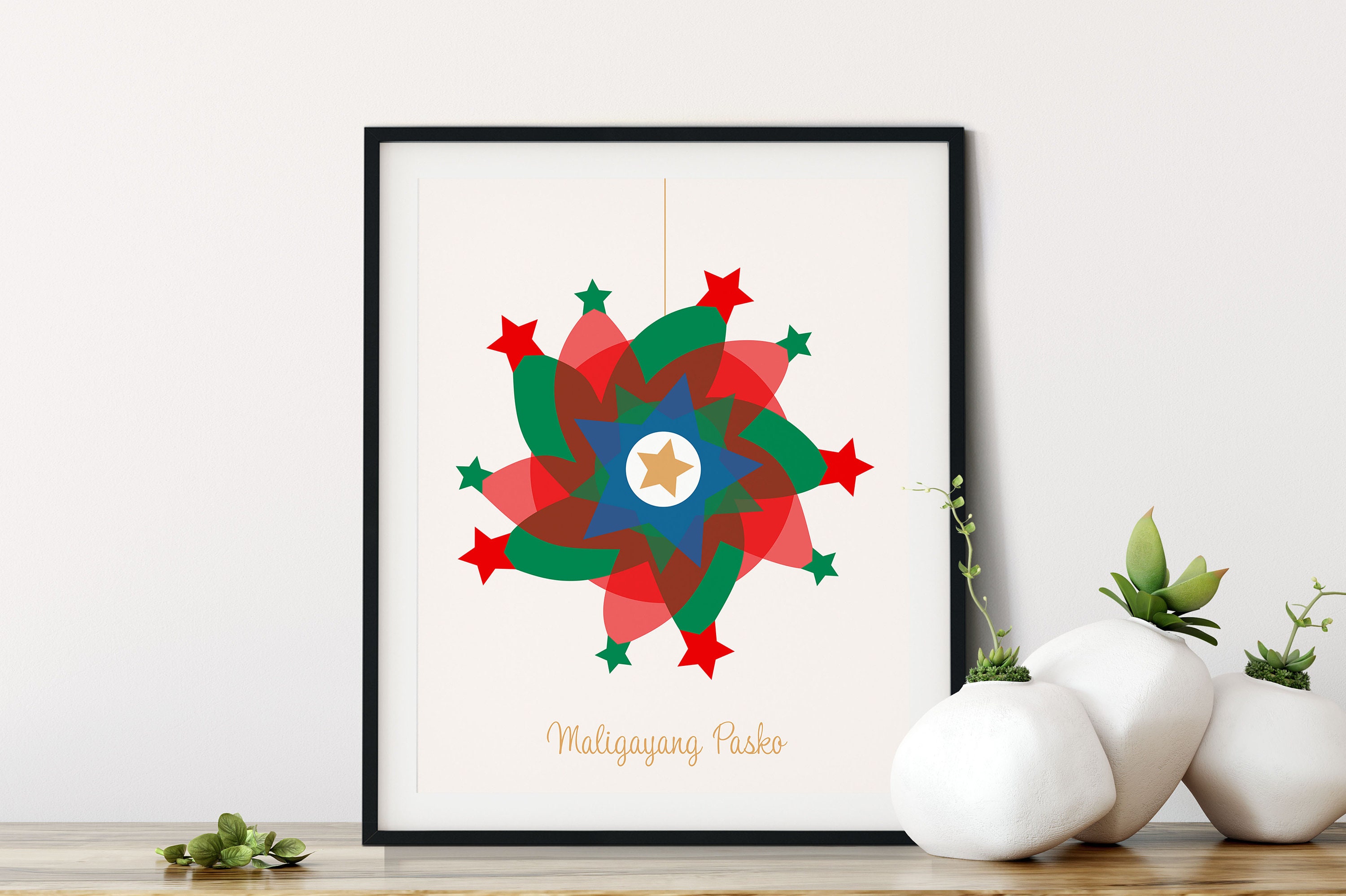 Parol Filipino Christmas Lantern Paskong Pinoy Christmas Lantern Wall ...