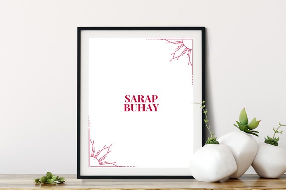 SARAP BUHAY Filipino Expressions South East Asian - Etsy