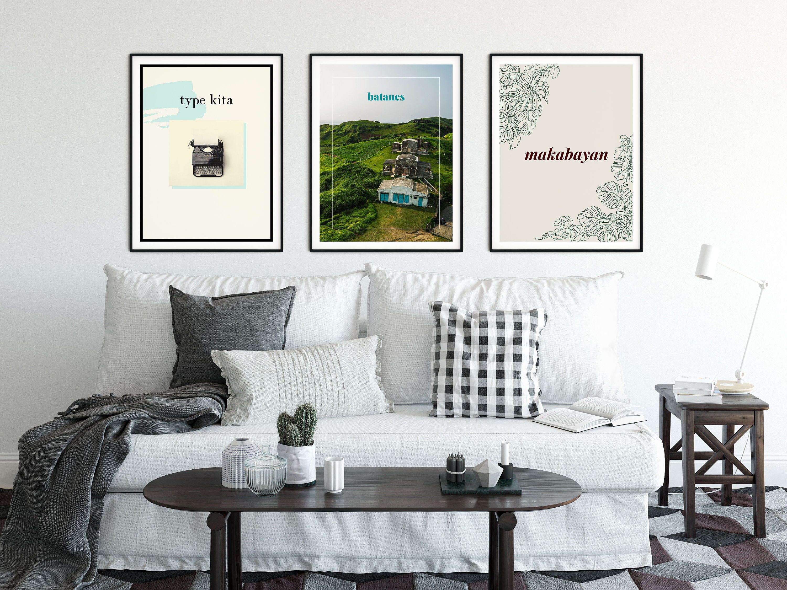 MAKABAYAN Fantastic Filipino Words Filipinx Pride Monstera Leaves ...