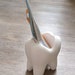 Tooth Shaped Cup for Toothbrush and Toothpaste Bathroom Decor - Etsy
