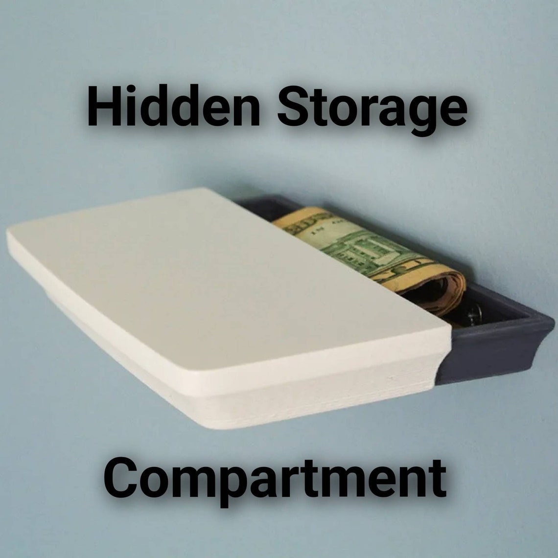 Secret Box Floating Shelf Stealth Money Storage Compartment - Etsy