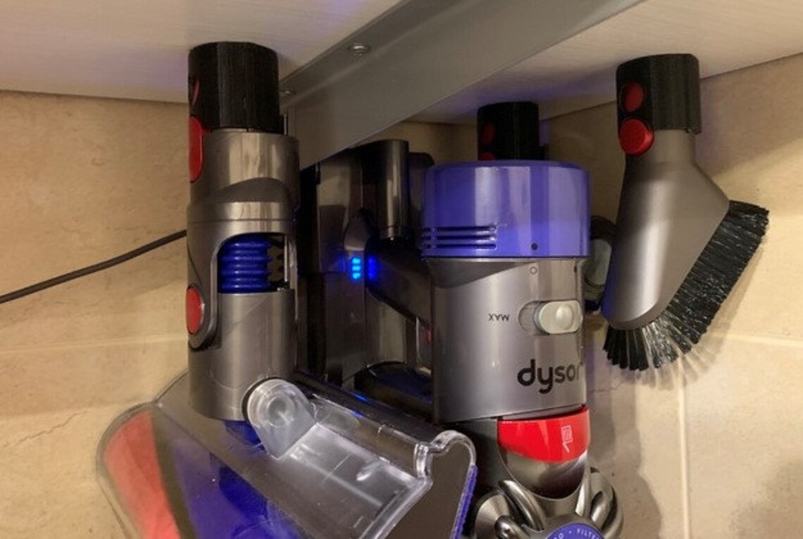 Dyson V15 V12 V11 V10 V8 V7 Under Shelf Mount Accessory Attachment ...