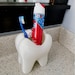 Tooth Shaped Cup for Toothbrush and Toothpaste Bathroom Decor - Etsy