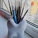 Tooth Shaped Cup for Toothbrush and Toothpaste Bathroom Decor - Etsy