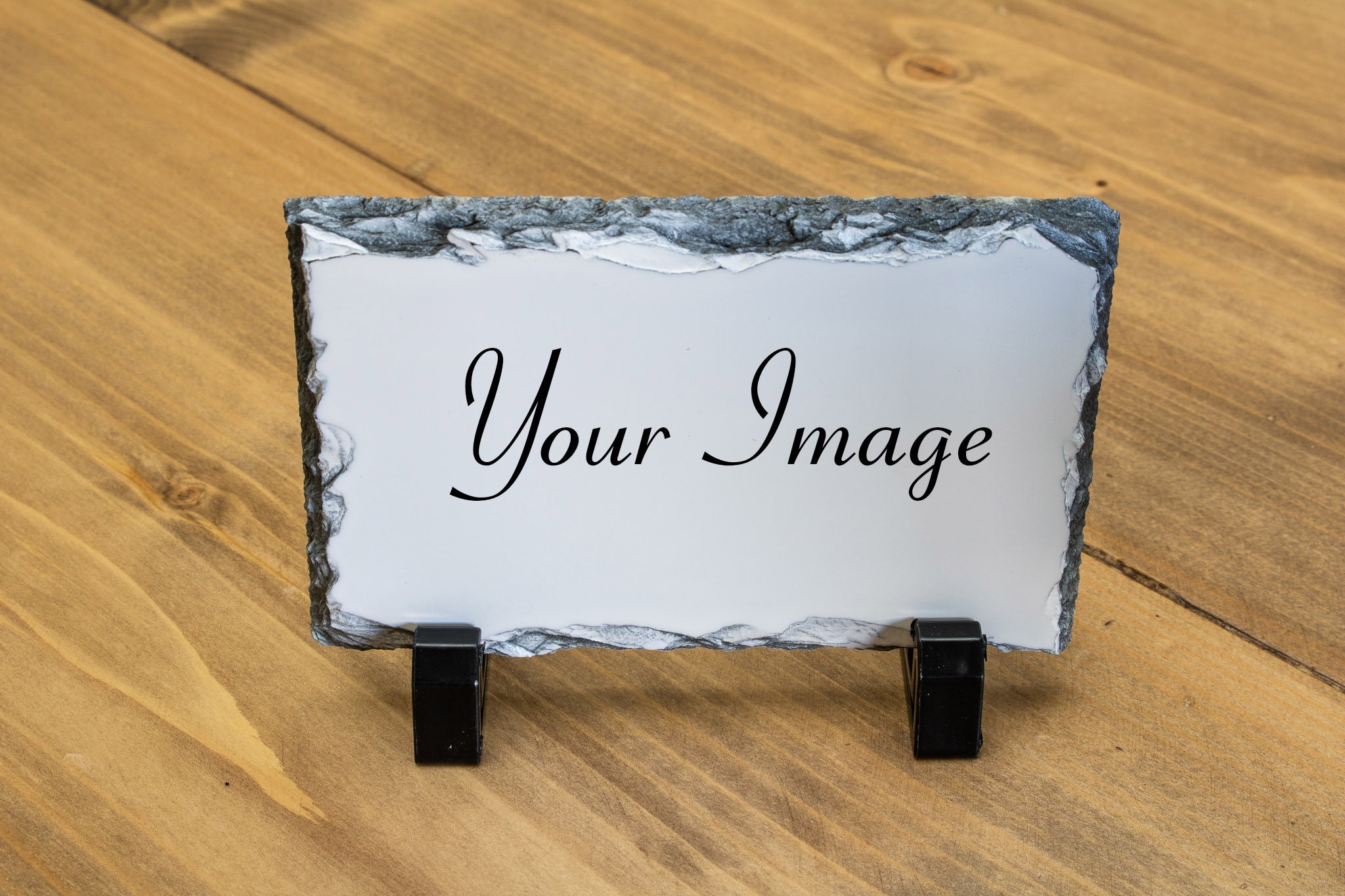Photo Frame Rock Photo Slate Etsy
