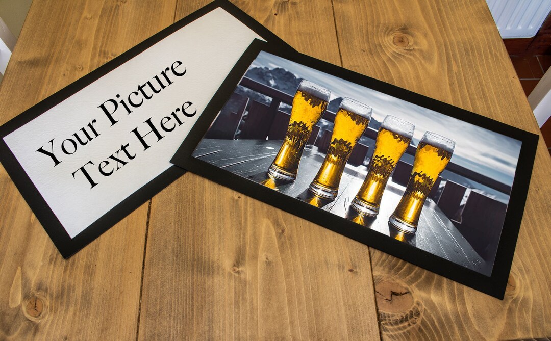 Bar Runner / Custom Bar Mat - Etsy UK