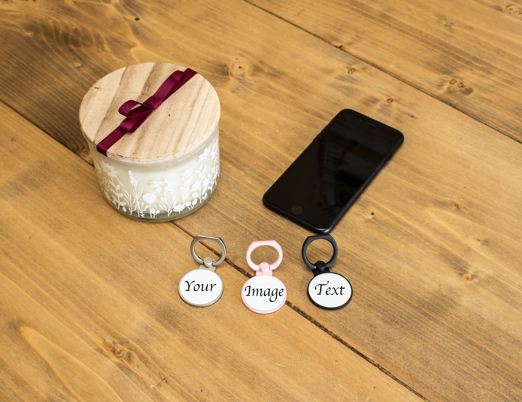 Phone Ring / Personalised Phone Ring Holder - Etsy