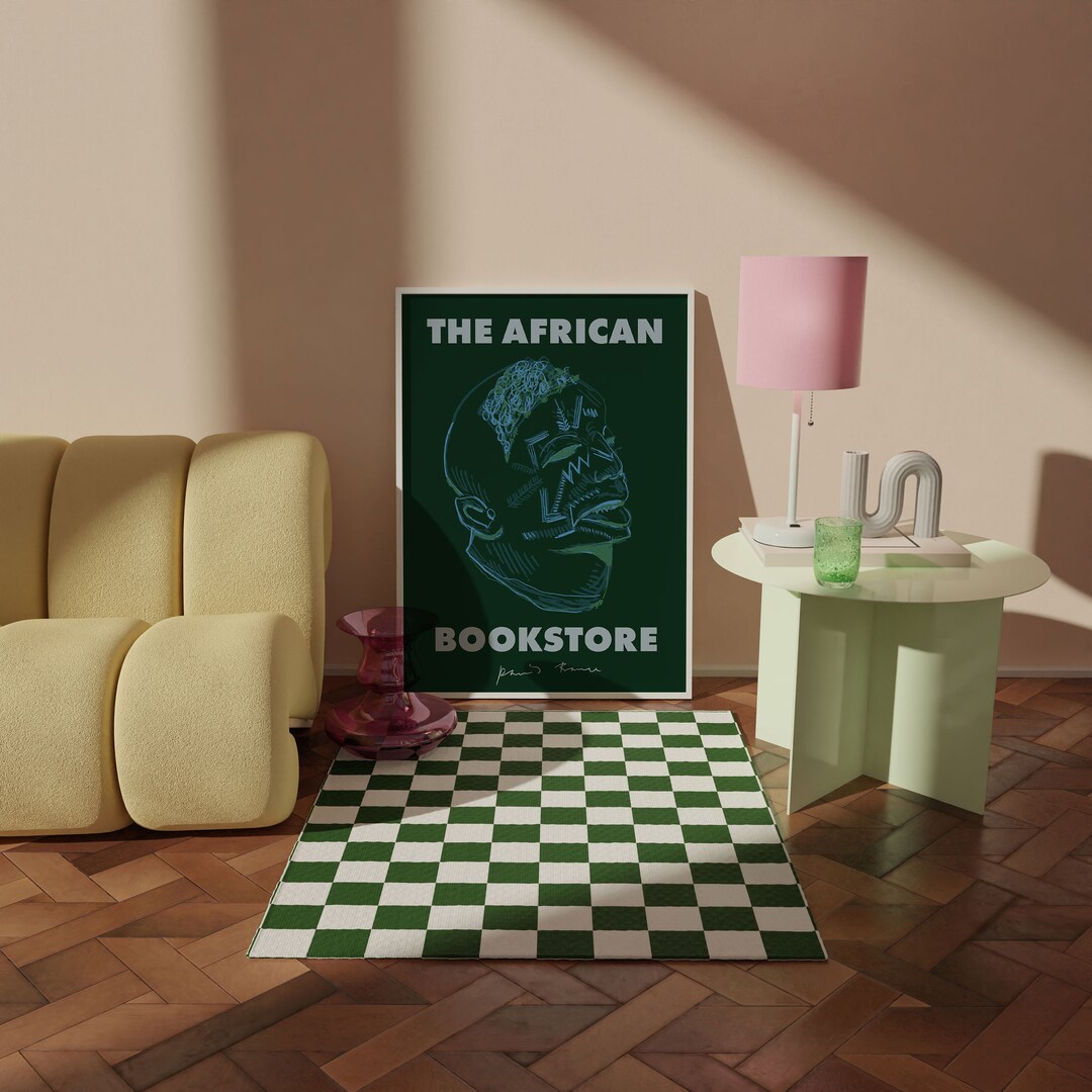 Emerald Green Wall Art African Art Prtinable | the Fictional French ...