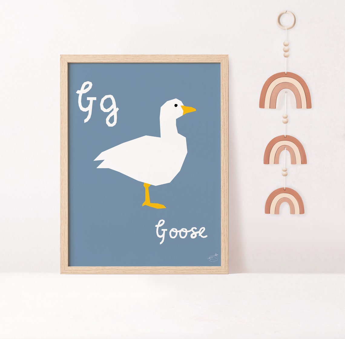 The Letter G for Goose Art Giclee Print Kids Nursery Wall - Etsy