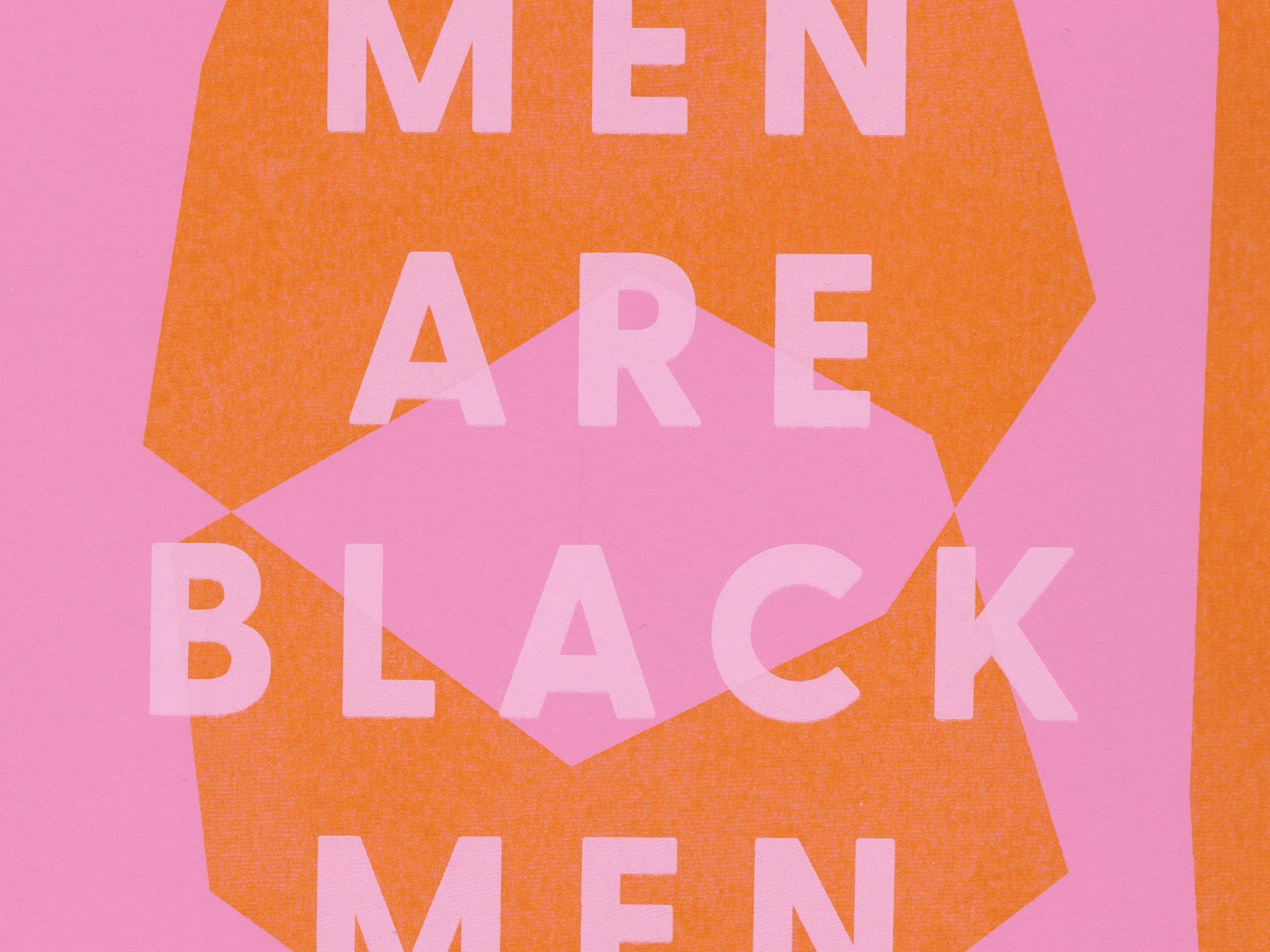 Screen Print Poster Equality Print White Men Are Black Men | Etsy