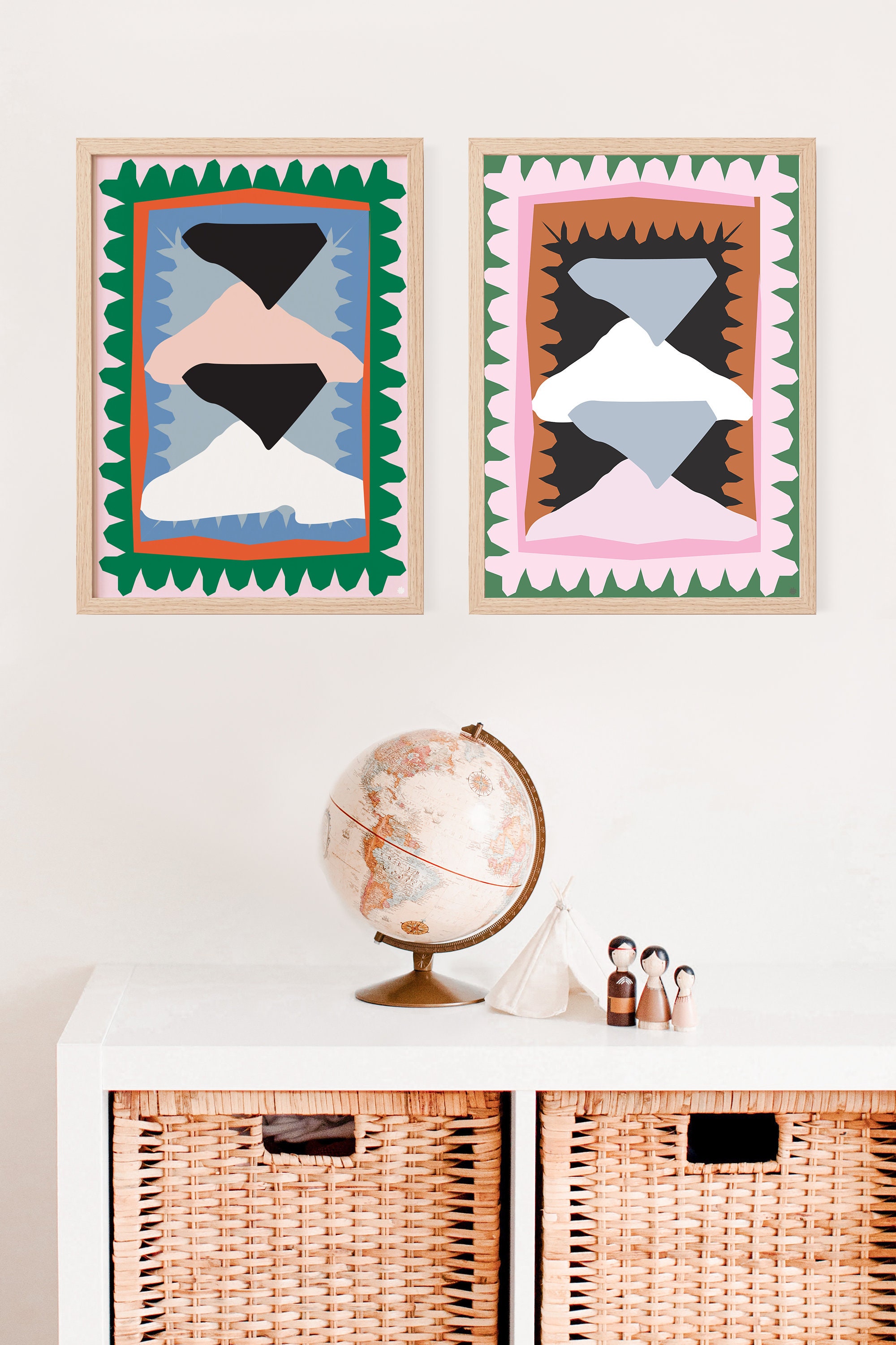 Pata Pata Makeba Tribal Poster Abstract Art Print 50x70cm | Etsy UK