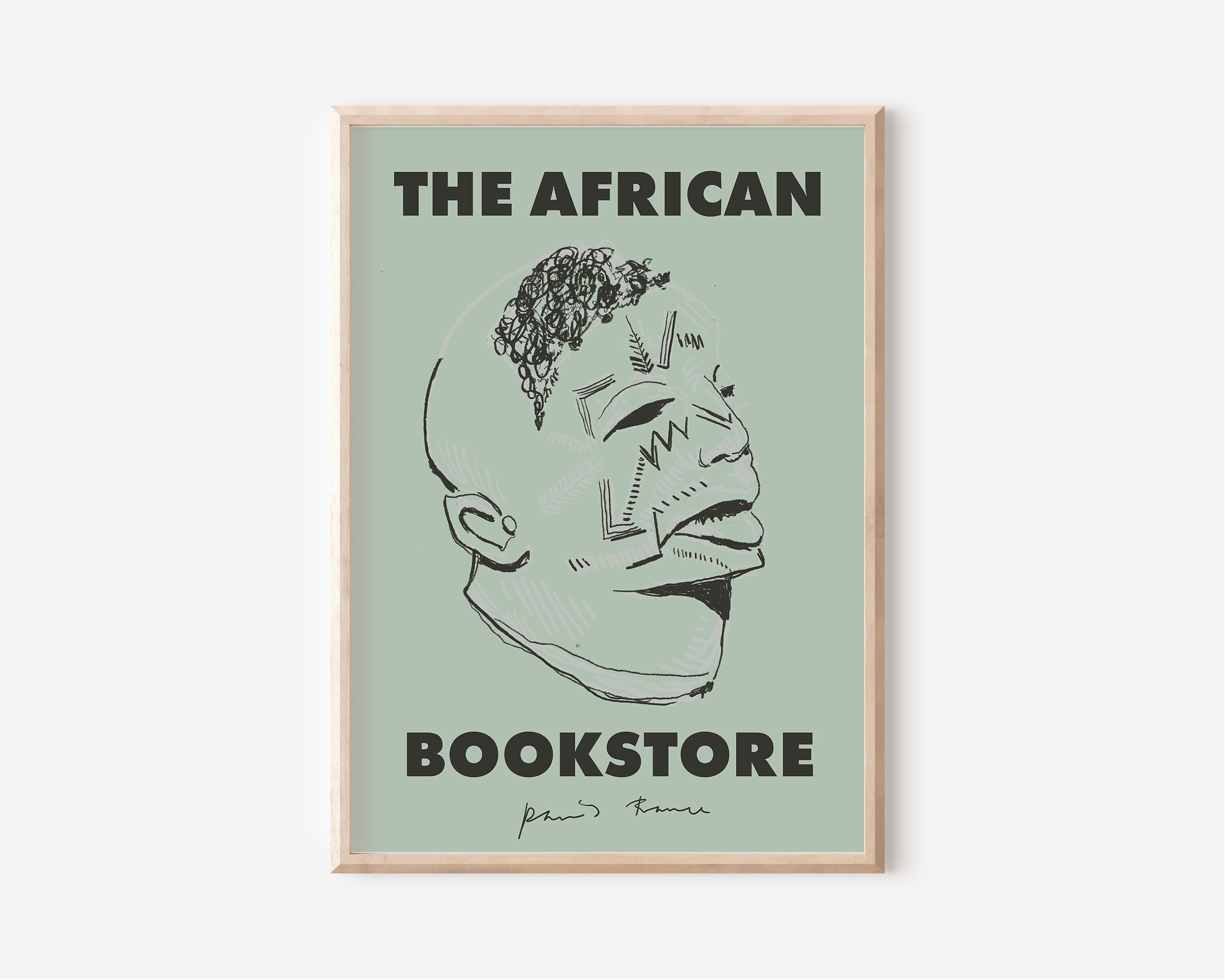 Black History Month Wall Art the African Bookstore - Etsy