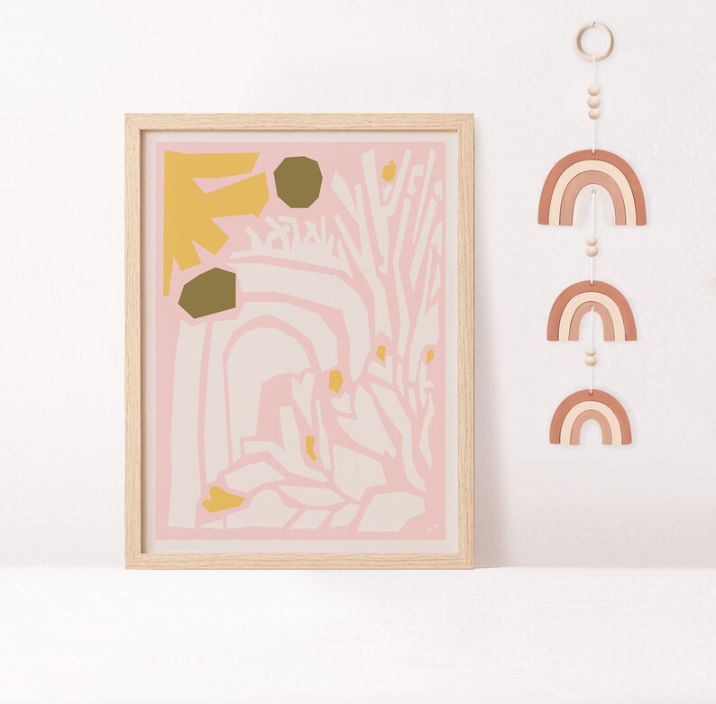 Abstract Desert Landscape 3 Printable Instant Download Print - Etsy