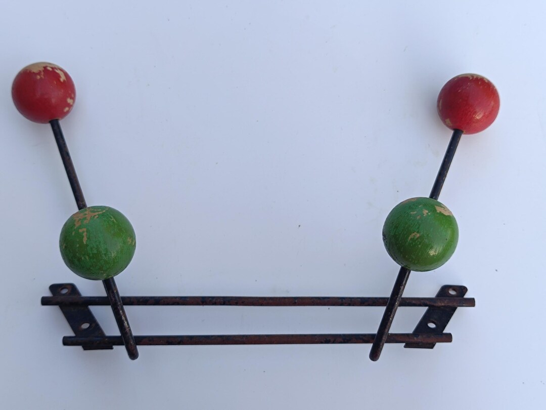 Space Age Atomic Coat Hat Hook Mid Century Modern Industrial Loft ...