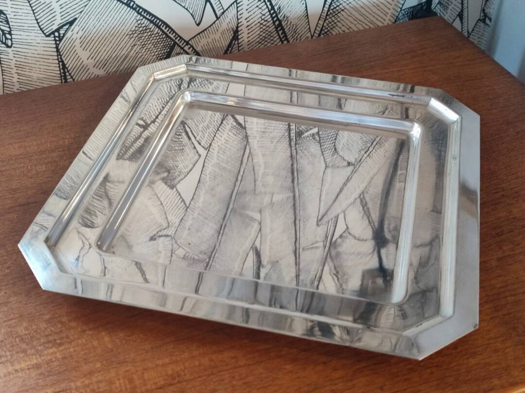 Hotel Ware Tray Vintage / Antique Silver Plate Serving Tray, Serving ...