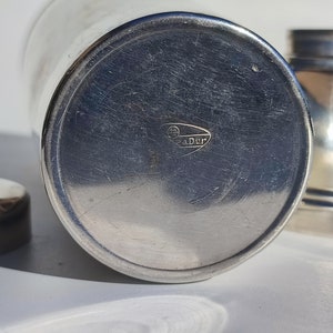 Modernist Cocktail Shaker by Alpadur Hallmarked Silver Plate Vintage ...