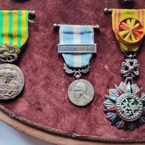 French Resistance WW2 French Military Medal Collection in Frame World ...