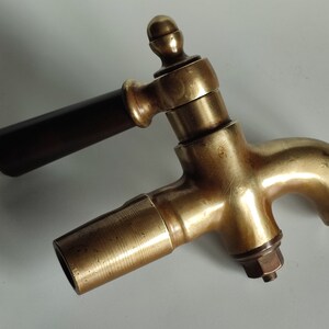 Vintage Beer Keg Wine Barrel Tap Brass Vintners Faucet or Spout ...