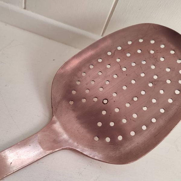 Copper Serving Spoon - Etsy