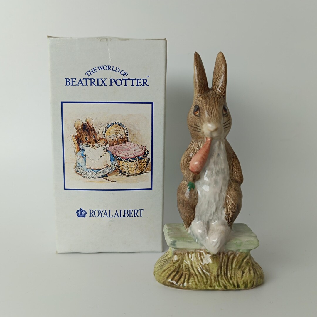 Beatrix Potter Fierce Bad Rabbit Royal Albert Ceramic Figurine ...