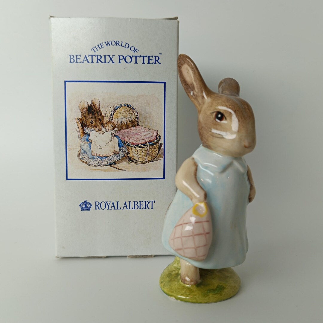Beatrix Potter Mrs Flopsy Bunny Royal Albert Miss Flopsy Bunny Ceramic ...