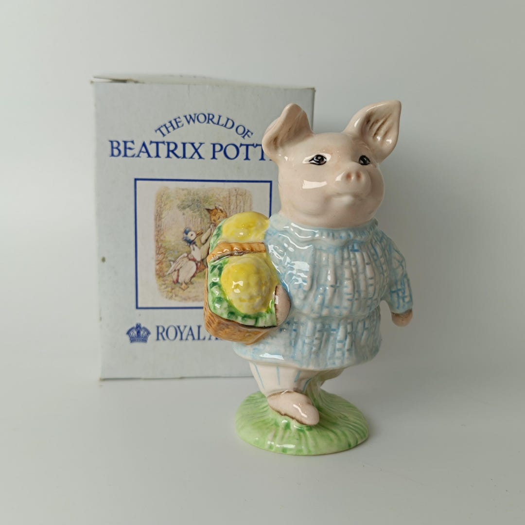 Beatrix Potter Little Pig Robinson Royal Albert Ceramic Figurine ...