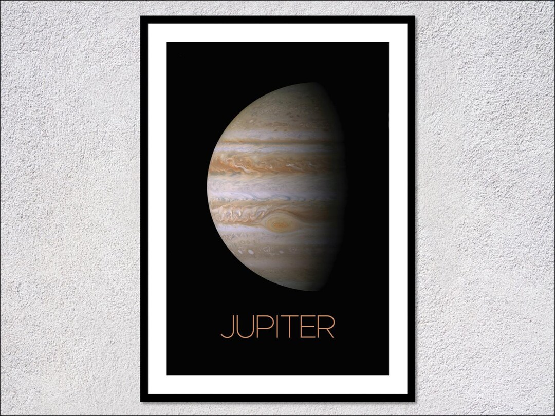 Explore Jupiter – Retro Space Travel Poster – Stunning Solar System Art ...