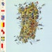 Pictorial Maps of Italian Regions (1956) | Illustrated Italy Map Poster ...