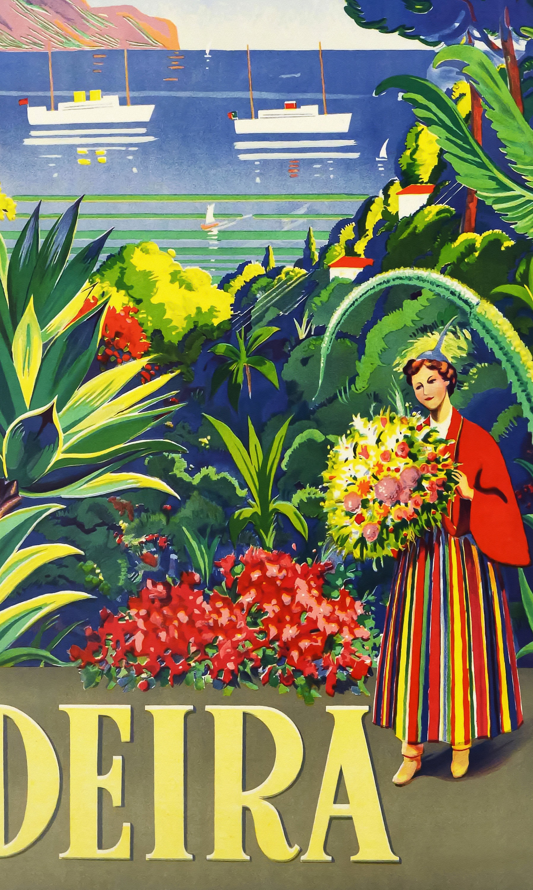 Madeira Portugal Posters Madeira Island Vintage Travel - Etsy