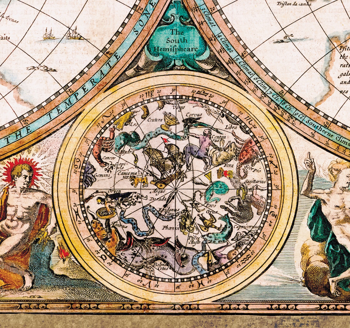 A New and Accurate Map of the World (1627-1651) | John Speed ...