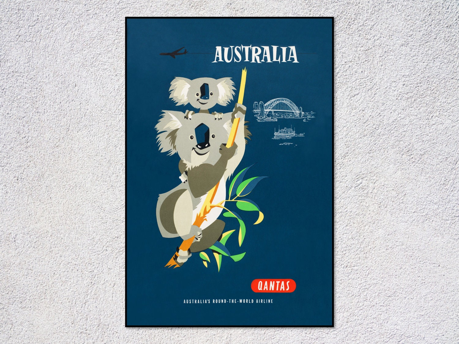 Australia Vintage Advertisements Travel Print Australian - Etsy