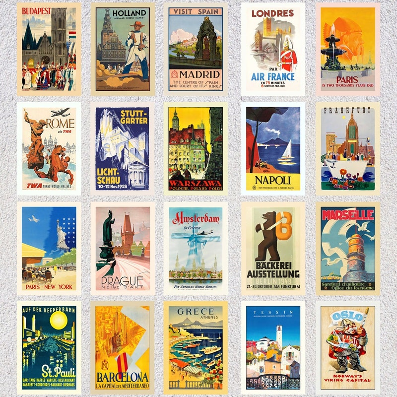 Vintage Travel Ad - Etsy