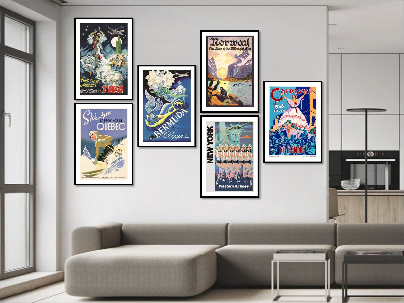 Sail Across Horizons | Vintage Travel Posters | Retro Nautical Wall Art ...