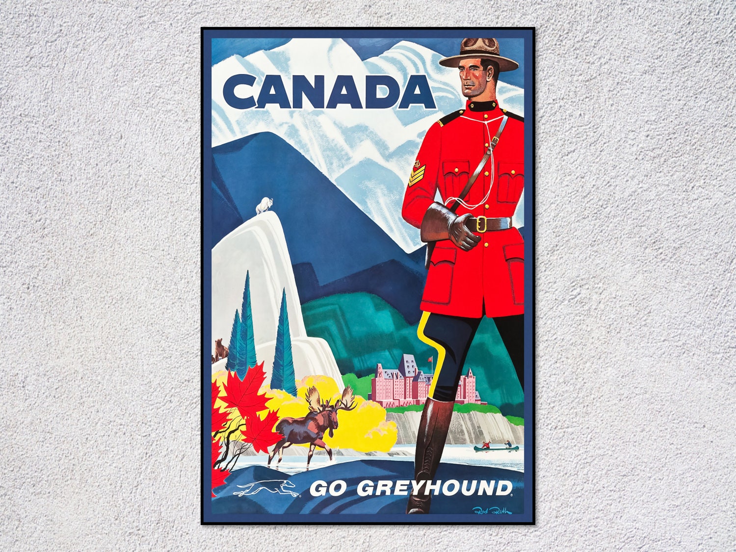 Canadian Travel Ads vintage Art Posters Vintage Canada - Etsy
