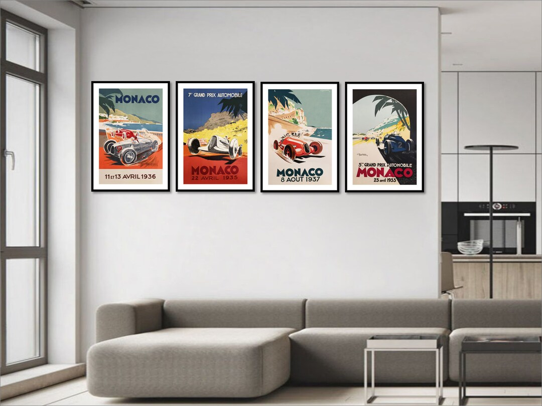 Rev Your Walls: Dynamic Car and Motorcycle Rally Posters – Ideal Gifts ...