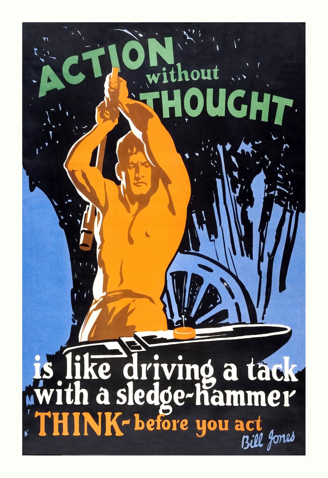 50 Best 1920s Motivational Posters From Bill Jones Ideas - Etsy UK