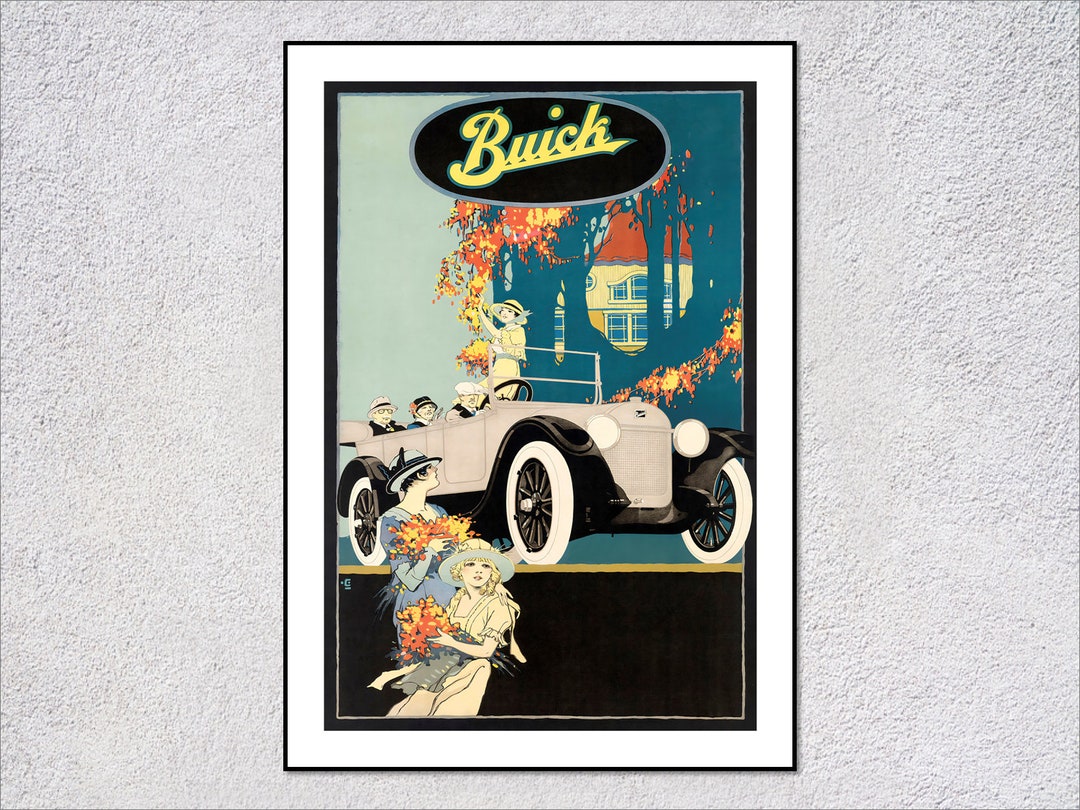 American Automobile Advertising Poster | Vintage Auto Ads Wall Art - Etsy