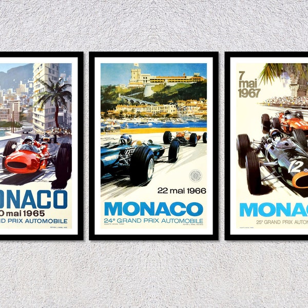 Formula 1 Poster Vintage - Etsy