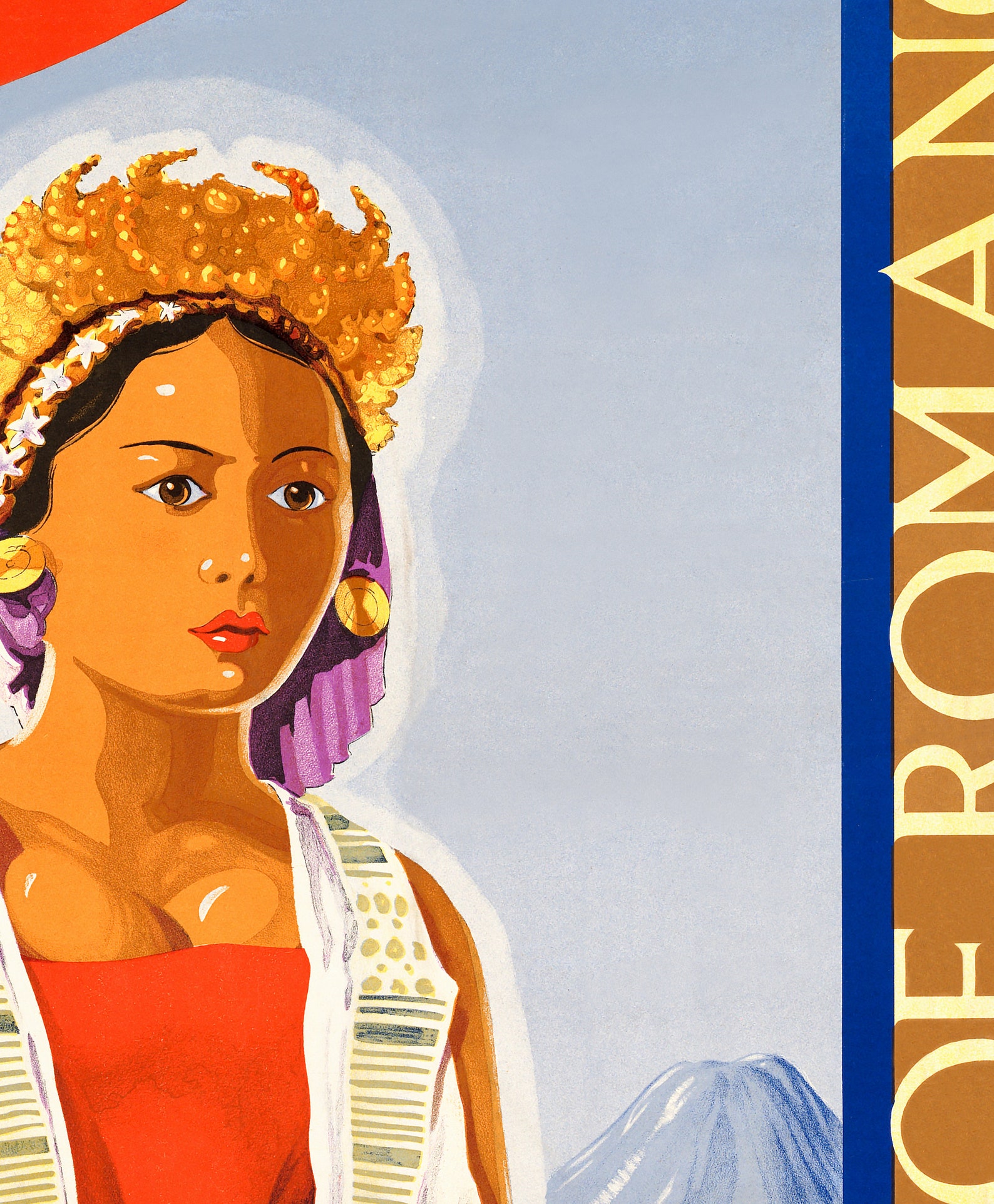 Vintage Visit Java and Bali Travel Poster Print Retro - Etsy