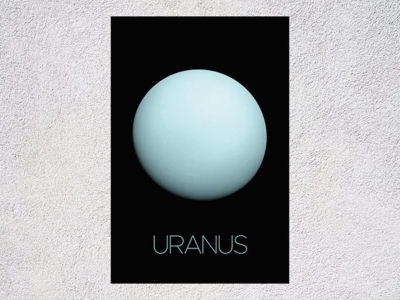 Uranus Solar System Posters Educational Charts & Posters - Etsy