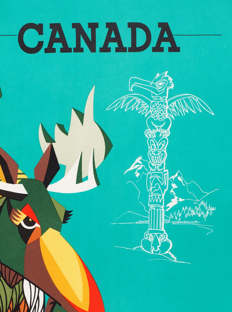 Canada Vintage Advertisements Travel Print Australian - Etsy